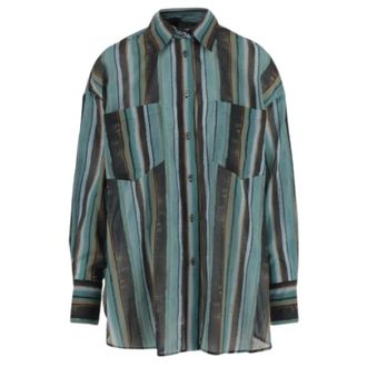 Pinko Pinko, Femme, Blouses et Chemises, Multicolore, Taille: 36 FR Chemise Rieti