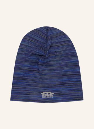 P.A.C. Multifunktionsm&uuml;tze Aus Merinowolle blau