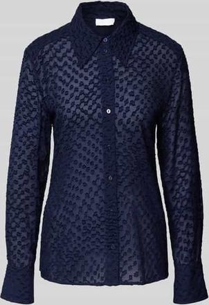 Lala Berlin Slim Fit Hemdbluse mit Hemdblusenkragen