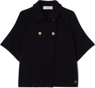 Busnel Gertrude Cape - - Jackets - Damen - Blau - M
