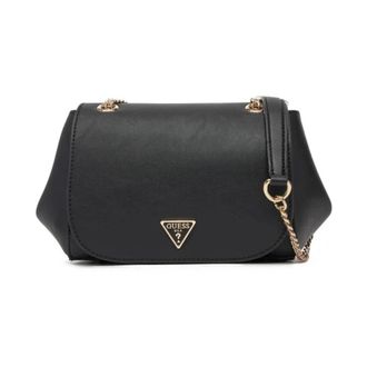 Guess Stilvolle Xbody Flap Schultertasche - - Bags - Damen - Schwarzk - ONE SIZE