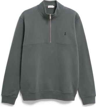 Armedangels Herren Sweatshirt aus Bio-Baumwolle WAARLO Loop Regular Fit Space Steel