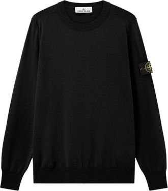 Stone Island Homme, Sweatshirts et sweats &agrave; capuche, Noir, Taille: 2XL 5100053 Soft Cotton Crewneck