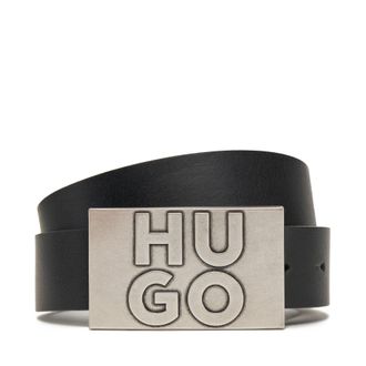 HUGO BOSS Herrengürtel HUGO 50537037 Schwarz