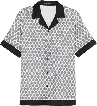 Karl Lagerfeld Aop Sslv shirt - Grau