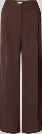Vera Mont Wide Leg Hose mit B&uuml;gelfalten