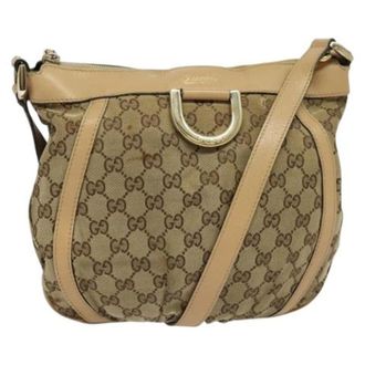 Gucci Pre-owned Toile sacs-gucci - Femme - Pre-owned - Beige - Taille: ONE Size