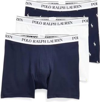 Polo Ralph Lauren Homme, Sous-v&ecirc;tements, Multicolore, Taille: XL Boxers 3-en-1
