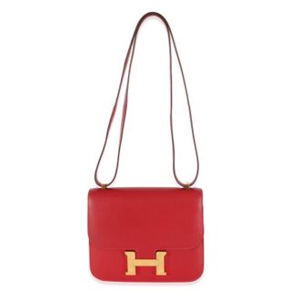 Herm&egrave;s Herm&egrave;s Rouge Casaque Swift Constance 18 GHW