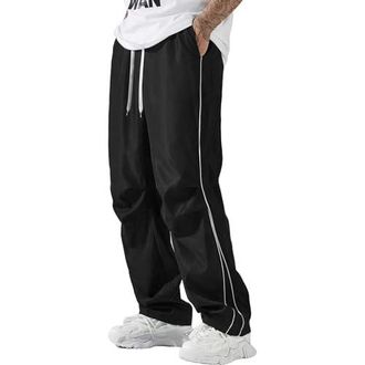 Generic Pantalon de jogging pour homme - S&eacute;chage rapide - Pantalon de sport l&eacute;ger et respirant - Pantalon de surv&ecirc;tement - Pantalon de fitness avec poches zip