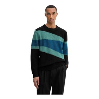 Paul Smith Rundhals-Strickpullover - - Knitwear - Herren - Schwarzk - XL