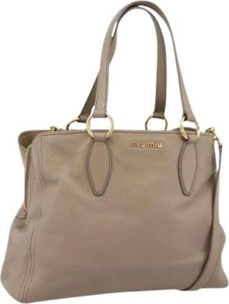 Miu Miu Damen, Pre-Owned, Grau, ONE SIZEGr&ouml;&szlig;e