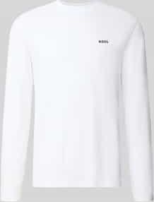 HUGO BOSS Langarmshirt mit Logo-Schriftzug