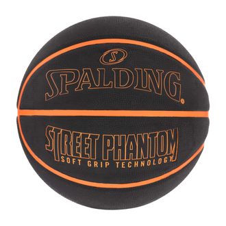 Spalding Street Phantom- Basketballball - Gr&ouml;&szlig;e 7 - Basketball - Zertifizierter Ball - Gummi - Outdoor - Orange - rutschfest - Hervorragender Grip - Extrem wid