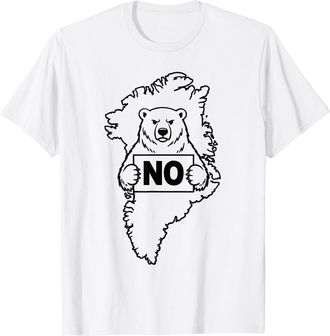 Greenland Gr&ouml;nland Eisb&auml;r SAGT Nein T-Shirt