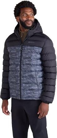 Mountain Warehouse Season Veste rembourrée pour homme - Veste résistante à leau, légère, chaude, testée en laboratoire jusquà -30 °C, remplissage en microfibre - pour vo