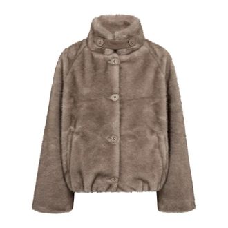 Mos Mosh MMHilda Kunstpelzjacke - - Jackets - Damen - Beige - M
