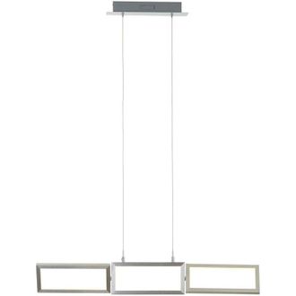 Brilliant Lampe Tunar LED Pendelleuchte 3flg alu 3x 10W LED integriert, (700lm, 3000K) In der H&ouml;he einstellbar / Kabel k&uuml;rzbar