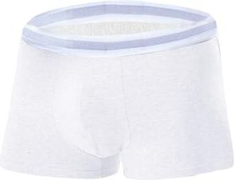 Generic Boxers pour homme - En coton respirant - Taille &eacute;lastique - Sous-v&ecirc;tements r&eacute;tro doux pour le sport et le quotidien - Taille moyenne - Sous-v&ecirc;tements 