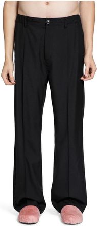 Marni Homme, Pantalons, Noir, Taille: L Virgin Wool Pantalons