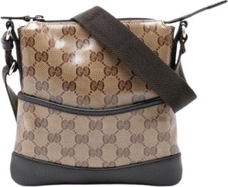 Gucci unisex, Pre-owned, Beige, Taille: ONE Size Sac bandouli&egrave;re vintage Pre-owned