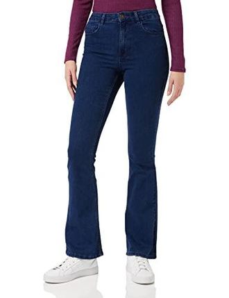 Pieces PCPEGGY Jean évasé HW DB Noos BC pour Femme Bleu foncé Taille M