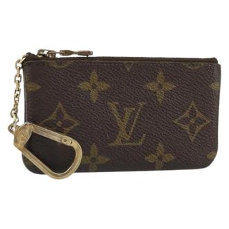 Louis Vuitton Portefeuille en toile Pre-owned - Femme - Pre-owned - Brun - Taille: ONE Size