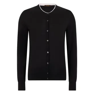 Moorer Maylea Cardigan - - Knitwear - Damen - Schwarzk - XS