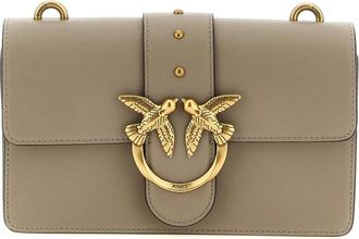 Pinko Love Birds Twist Umh&auml;ngetasche - - Bags - Damen - Grau - ONE SIZE