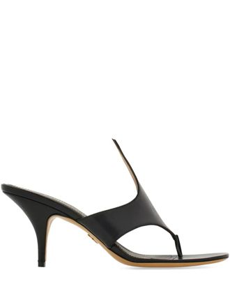 Ferragamo mules Fiamma 70 mm - Noir