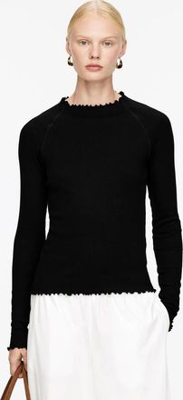 Arket Babylock-Langarmshirt -Schwarz