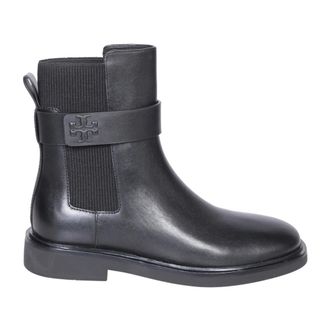 Tory Burch Femme, Chaussures, Noir, Taille: 36 1/2 EU Bottines Noires pour Femmes