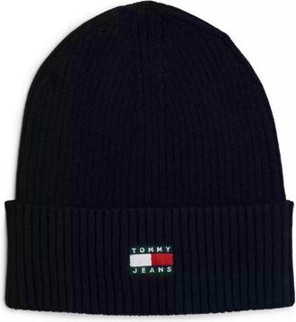 Tommy Jeans Homme, Accessoires, Bleu, Taille: ONE Size Heritage Cable Beanie