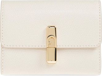 Furla Femme, Accessoires, Beige, Taille: ONE Size Iride Small Wallet