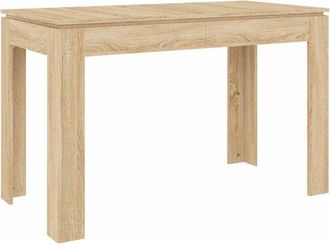 vidaXL Vidaxl - Table de salle &agrave; manger Ch&ecirc;ne sonoma 120 x 60 x 76 cm Agglom&eacute;r&eacute;