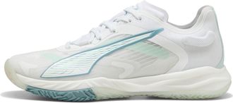 Puma Chaussures de handball Accelerate NITRO SQD 4 Game On Femme, Chaussures, Blanc, 35.5