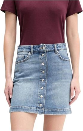 HUGO BOSS Femme, Jupes, Bleu, Taille: 40 FR Denim Skirt