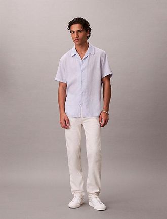 Calvin Klein Standard Straight Jeans - Chalk White - Herren - 2830