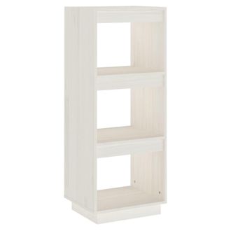 Generic Massivholz Kiefer B&uuml;cherregal, Regal, Standregal, Aktenregal, B&uuml;roregal, Raumtrenner Aufbewahrung f&uuml;r Wohnzimmer(Nat&uuml;rlich 40x35x71cm) (Wei&szlig; 05)