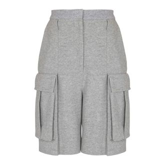 Balmain Woll-Bermudashorts - - Shorts - Damen - Grau - 2XS