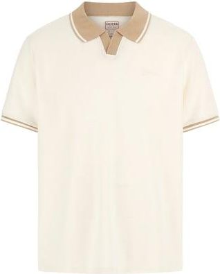 Guess kontrastant Polo - weiß