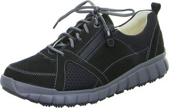 Ganter EVO-Damen Sneaker, schwarz, 42.5 EU Weit