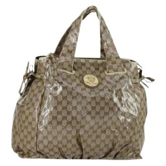 Gucci Sac &agrave; main en toile Pre-owned - Femme - Pre-owned - Beige - Taille: ONE Size