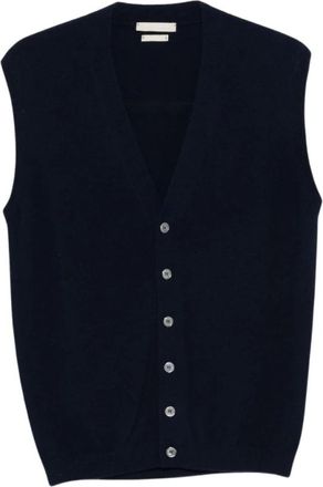 Daniele Fiesoli Maille col V - Homme - Pulls - Bleu - Taille: M