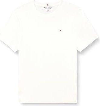 Tommy Hilfiger T-Shirt Manches Courtes Femme Slim Cody en Coton, Blanc (Ecru), 50