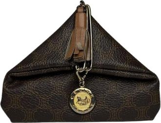 Celine unisex, Pre-owned, Brun, Taille: ONE Size Portefeuille en cuir Pre-owned