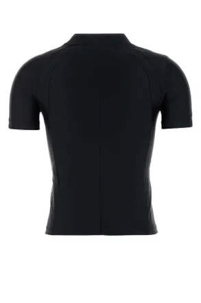 Alexander Wang Womens Black Stretch Nylon T-Shirt Exterior: Elastane T-shirts And Polos