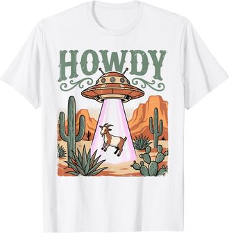 Image UFO Howdy Desert Goat (2) T-Shirt