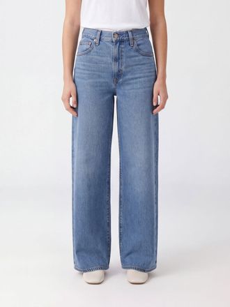 Levi's Cinch Jeans mit hohem Bund und ausgestelltem Bein von aus Leinen-Viskose-Mischung