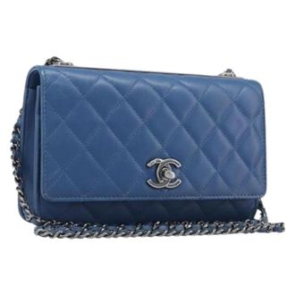 Chanel Pre-owned Vintage Schultertasche - - Pre-owned - Damen - Blau - ONE SIZE